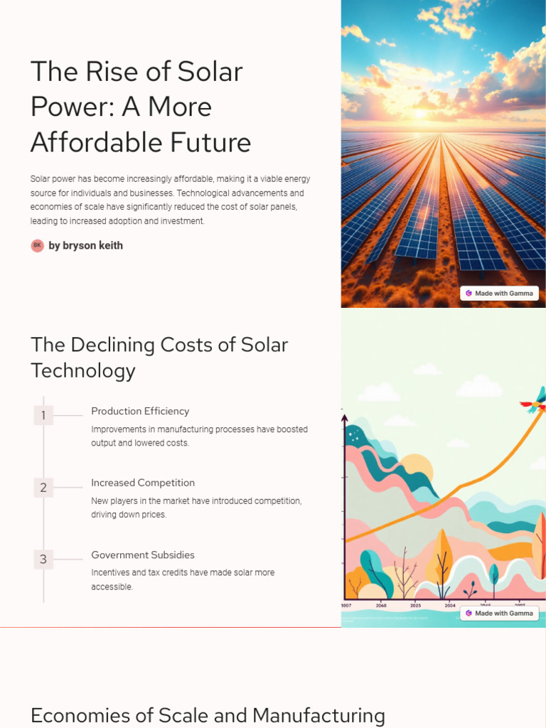 Affordable Solar Power Growth Insights | PDF | Solar Power | Electrical ...