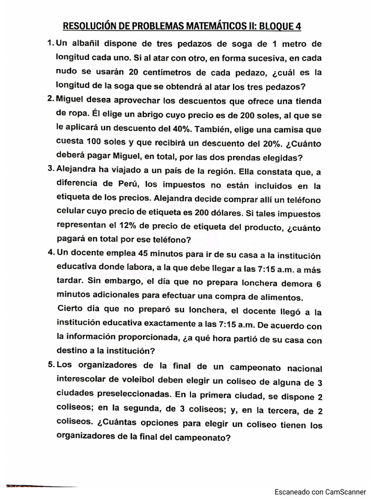 RPM II - Bloque 4 | PDF