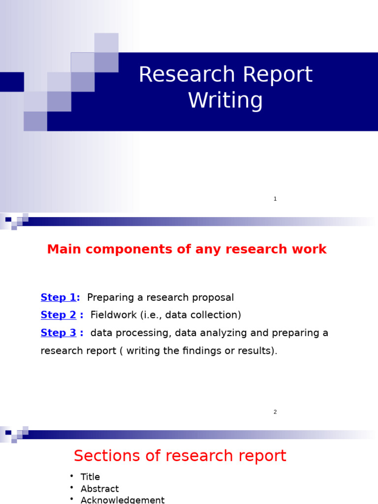 3 - Research Report Writing | PDF | Statistics | Data