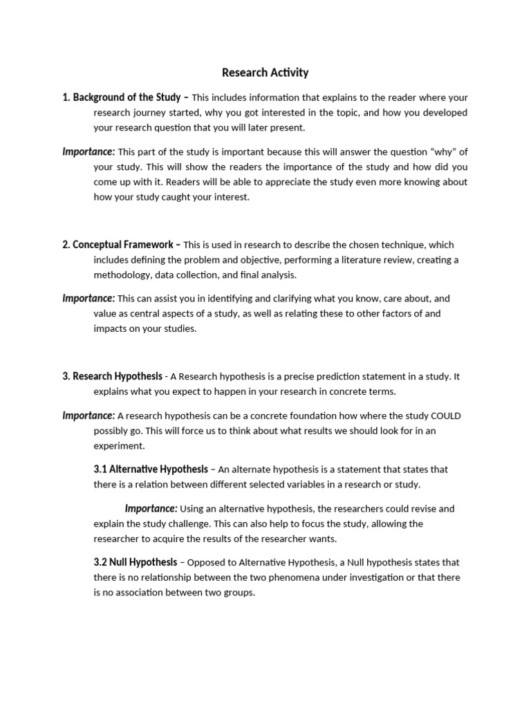 Elements of Research | PDF | Hypothesis | Methodology