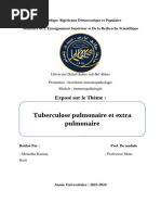 Tuberculose Pulmonaire : Physiopathologie | PDF | Tuberculose | Macrophage