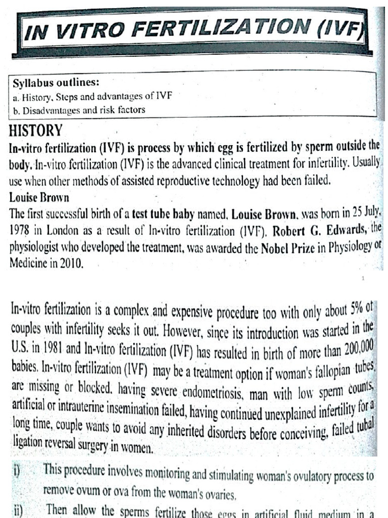 Ivf | PDF