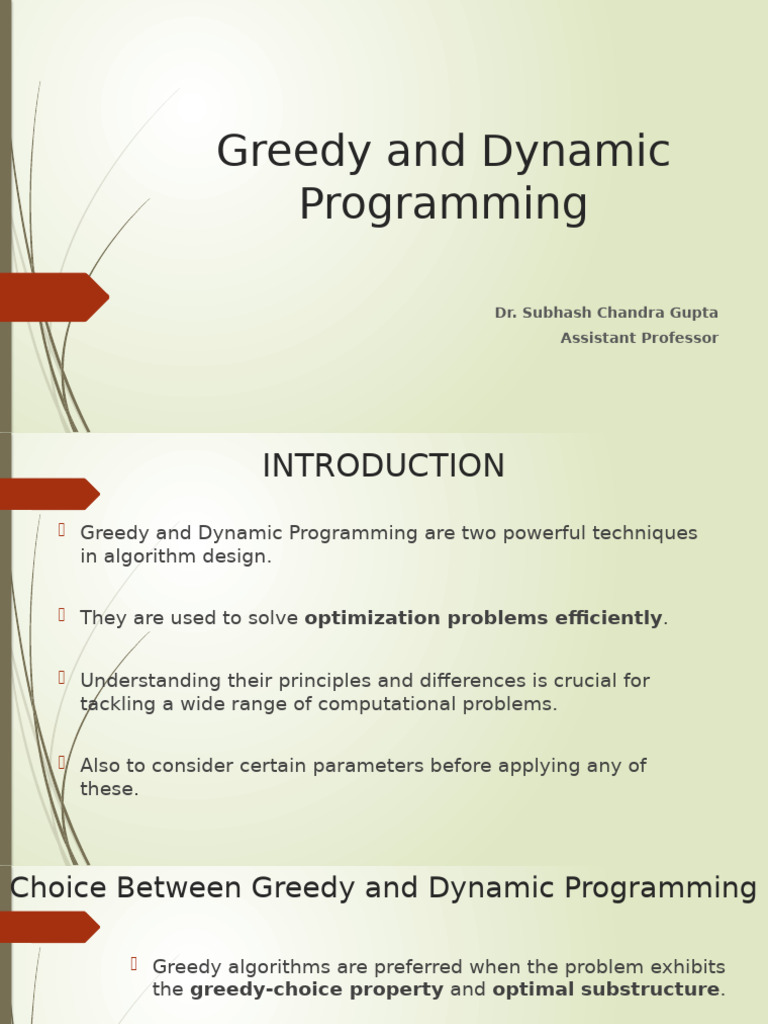 Greedy Approaches | PDF | Dynamic Programming | Theoretical Computer Science