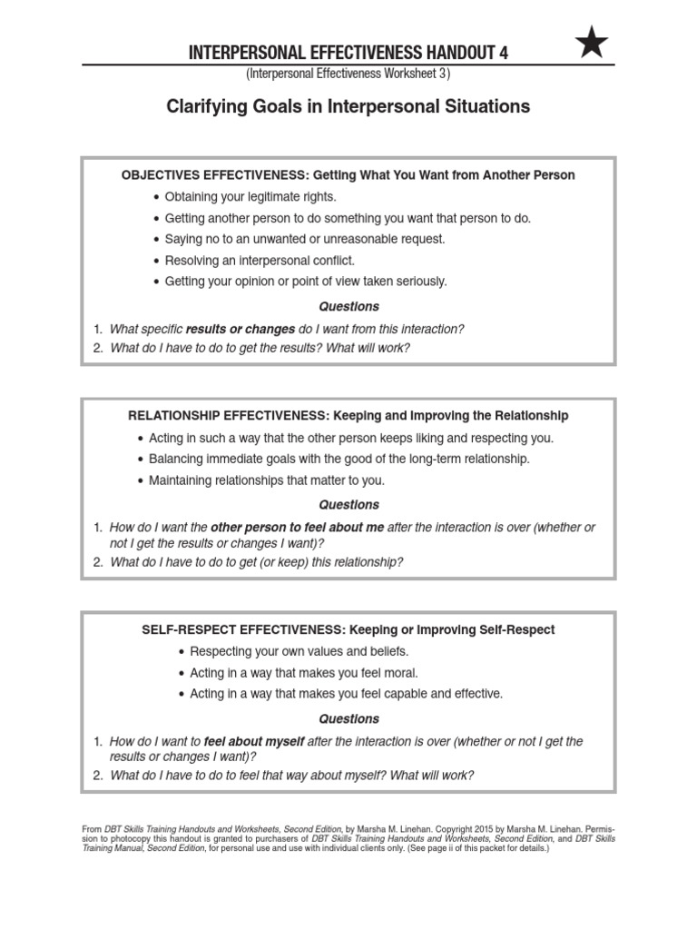 Clarifying Goals in Interpersonal Situations | PDF | Dialectical ...