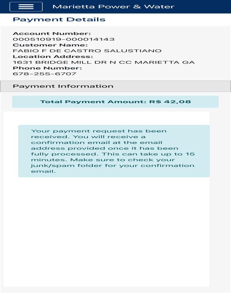 Payment Details | PDF