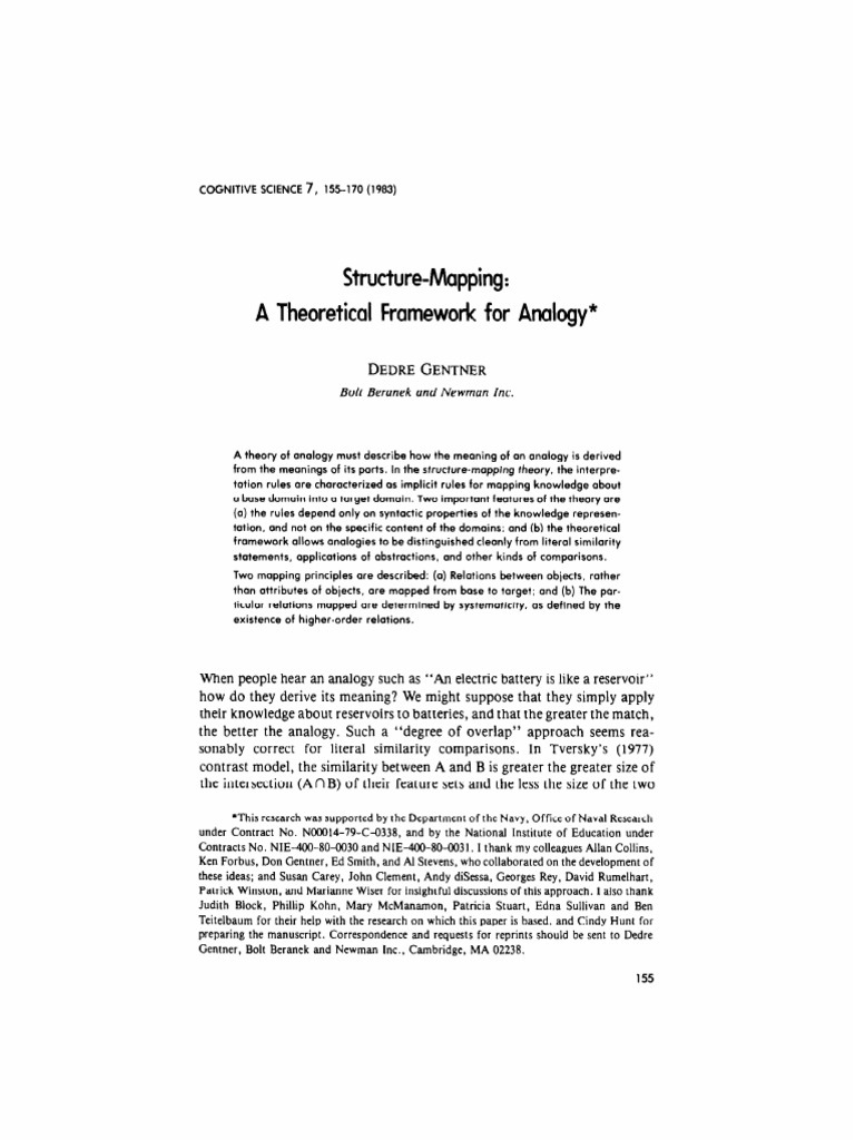 Analogy Theory for Cognitive Science | PDF | Analogy | Interpretation ...