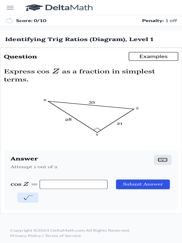 DeltaMath Student Application | PDF