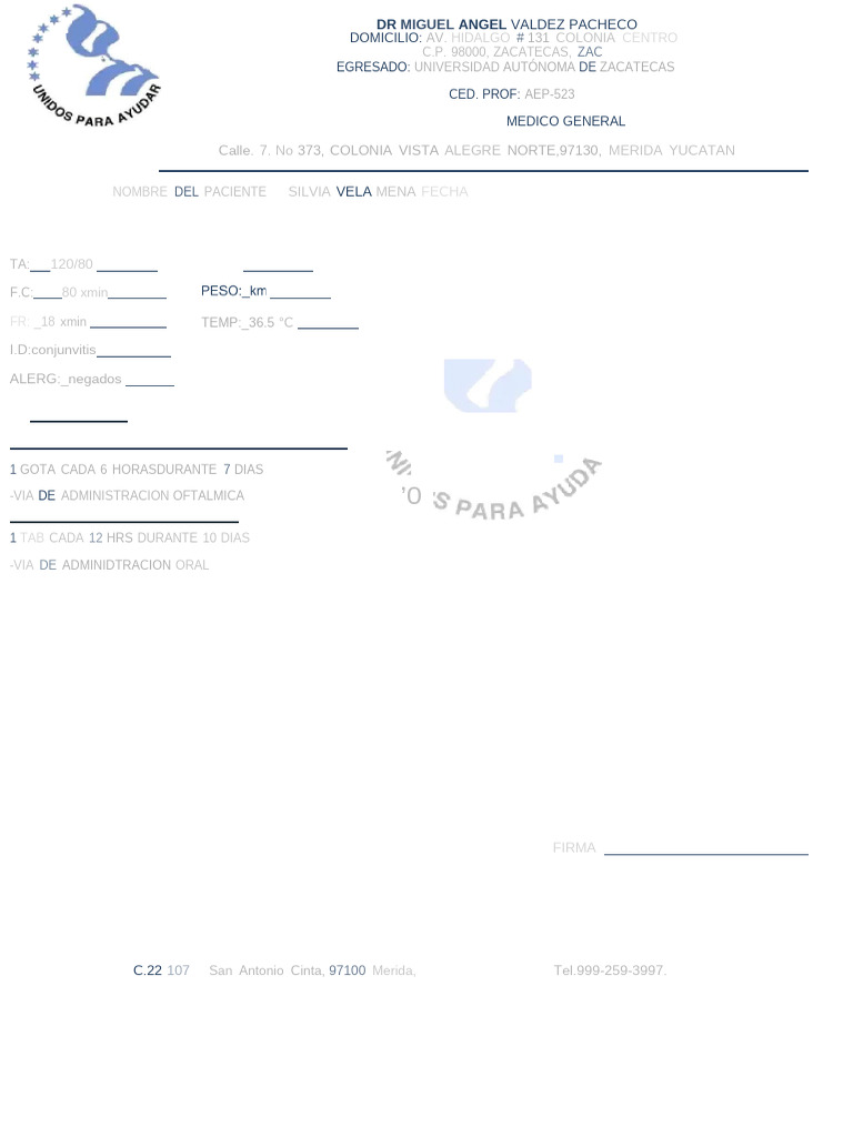 Receta Medica Simi | PDF
