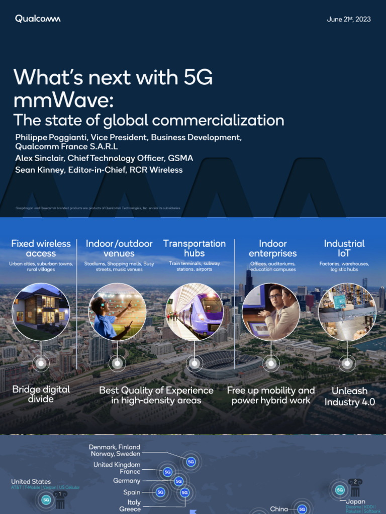 RCR Wireless 5G Mmwave Webinar - v2 - Titleslide | PDF | Computer ...