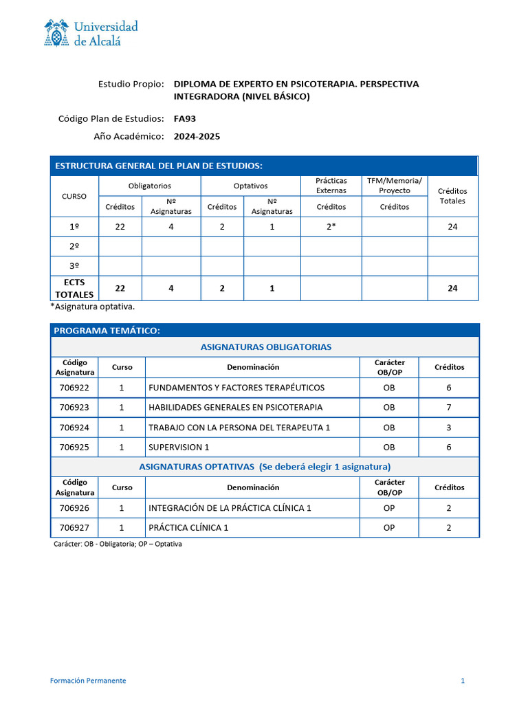 A24012_3_1_1_E_FA93-24-25 | PDF | Psicoterapia | Maestros