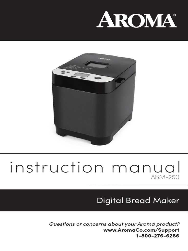 ABM 250 Manual | PDF | Breads | Flour