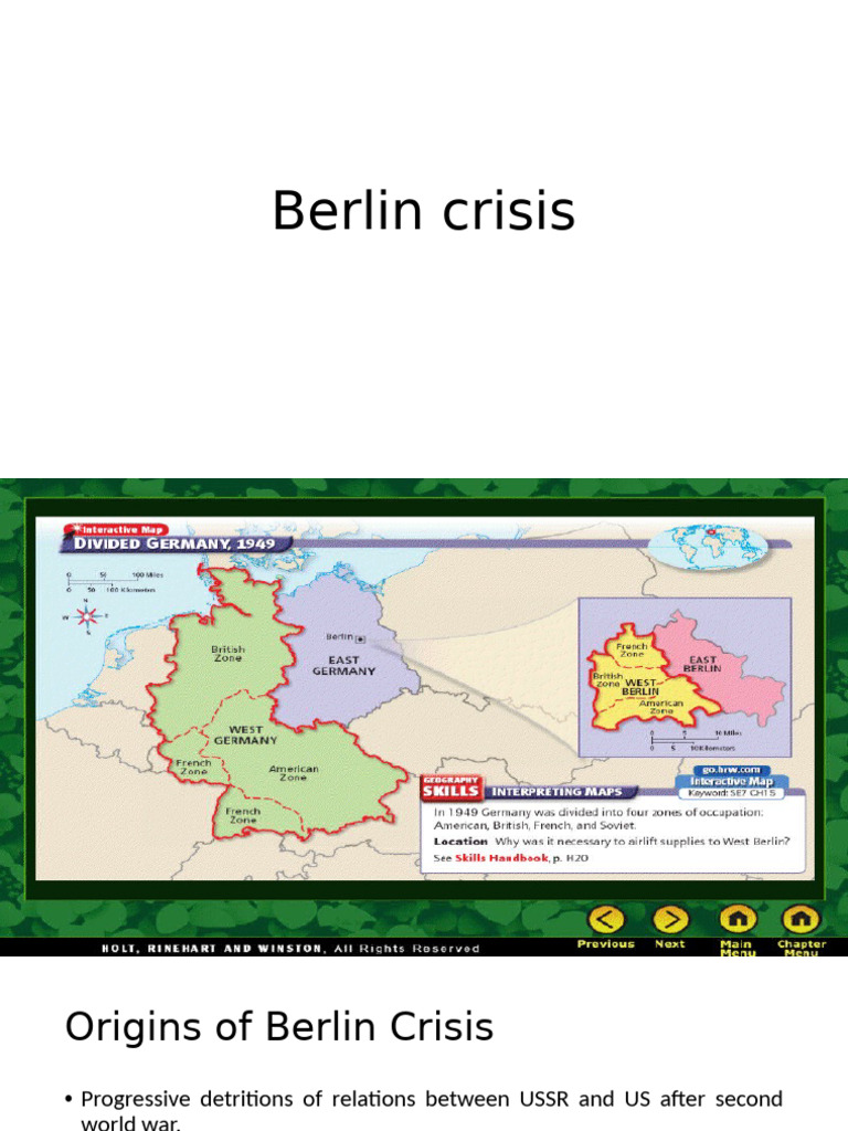 Origins and Impact of the Berlin Crisis | PDF | World Politics | Soviet ...