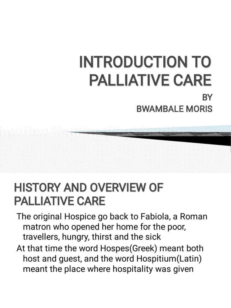 Overview of Palliative Care in Uganda | PDF | Palliative Care | Pain