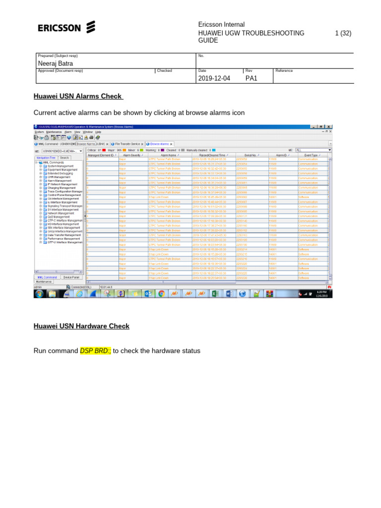 Huawei UGW Troubleshooting Guide | PDF | Internet Architecture ...