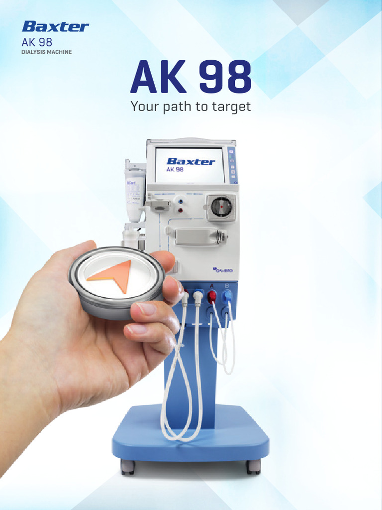 AK98 Brochure 16p A4 EUMP MG208 16-0004 (1) Low | PDF | Hemodialysis ...