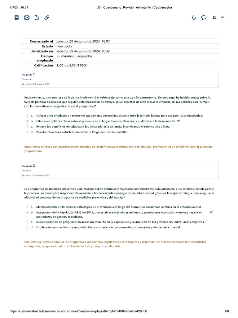 Examen Unidad 3 | PDF