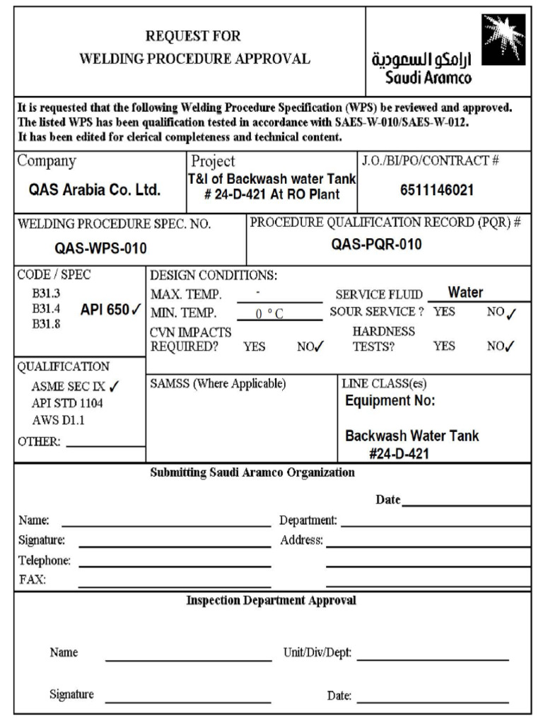 WPS Request Form | PDF