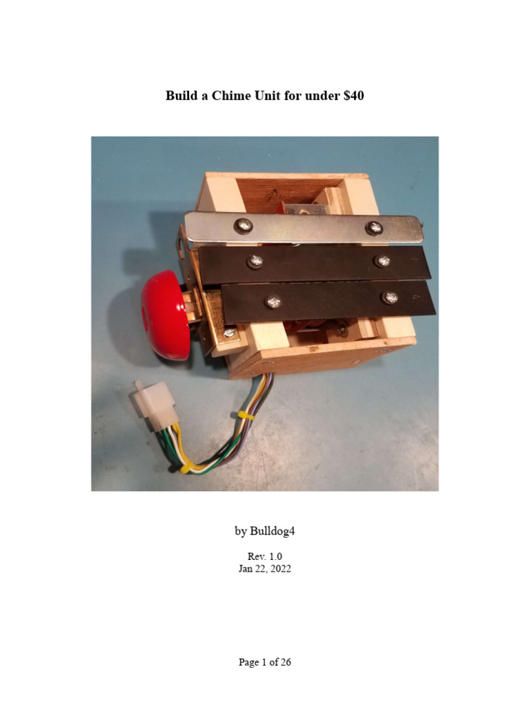DIY Chime Unit | PDF | Manufactured Goods