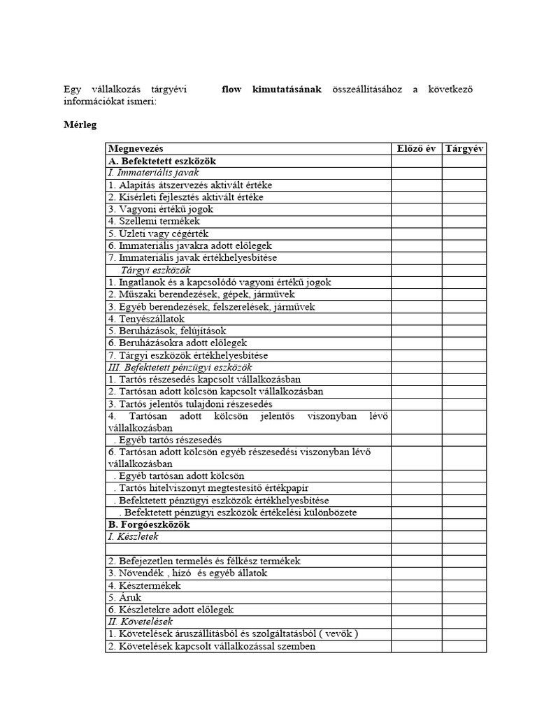 26 Feladat Cash Flow 2 | PDF