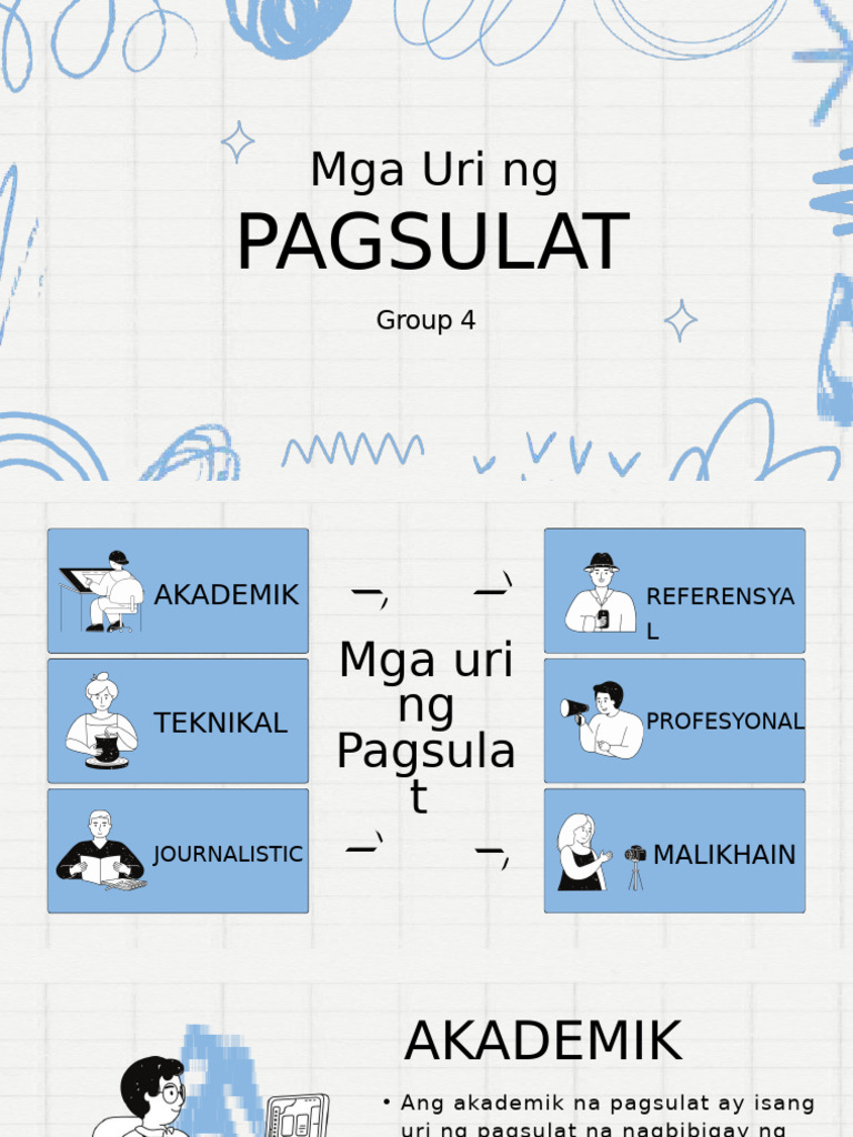 Mga Uri Ng Pag Sulat Filipino g4 | PDF