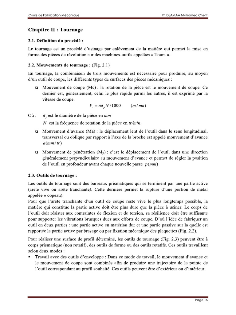 Chapitre II Tournage | PDF