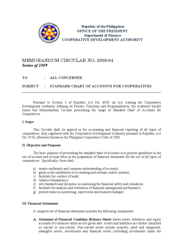 Coop Chart of Accounts | PDF | Debits And Credits | Depreciation