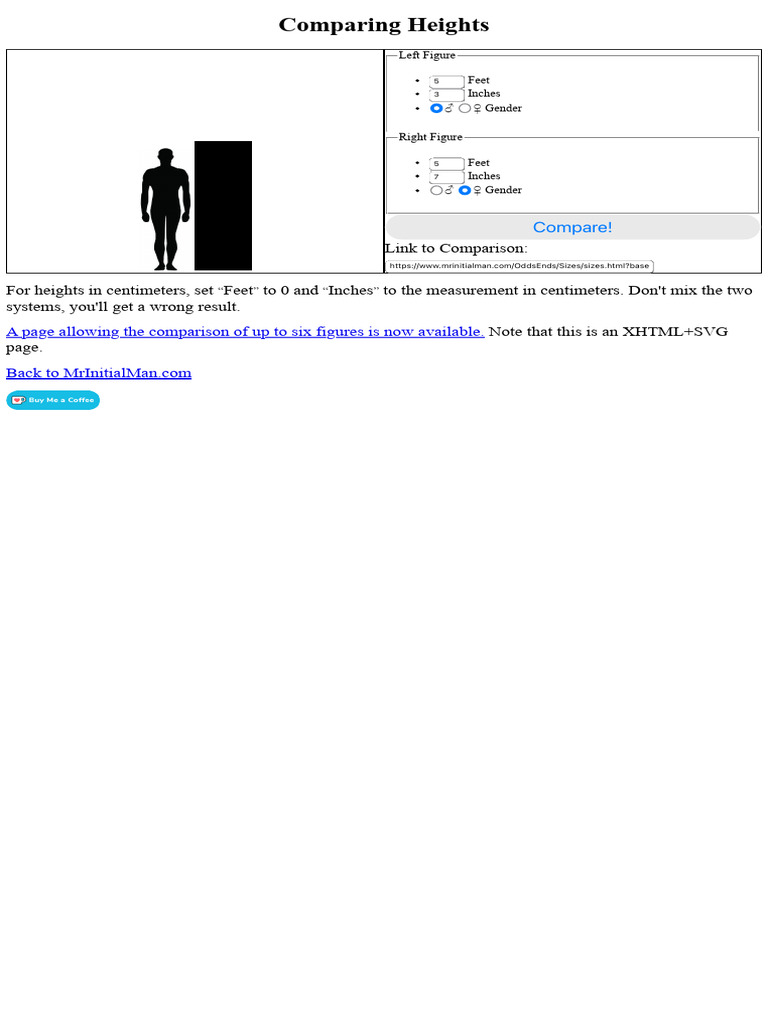 Comparing Heights | PDF