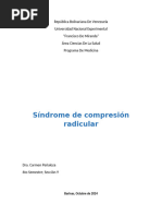 Compresion Radicular. | PDF | La columna vertebral | Sistema ...