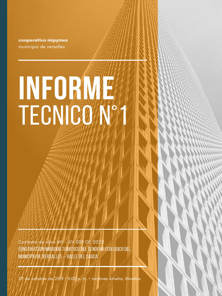 Portada Infome N°1 | PDF