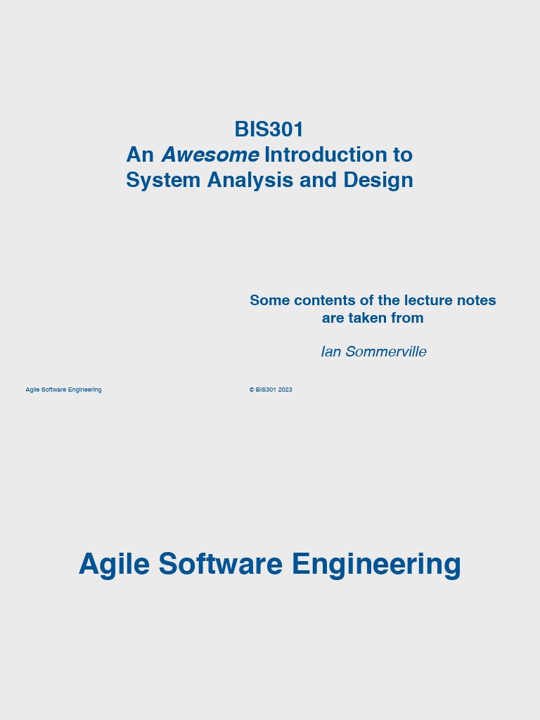 Agile Software Engineering | PDF | Scrum (Software Development) | Agile ...
