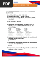 Cuadernillo Frances A1 | PDF | Verbo | Gramática