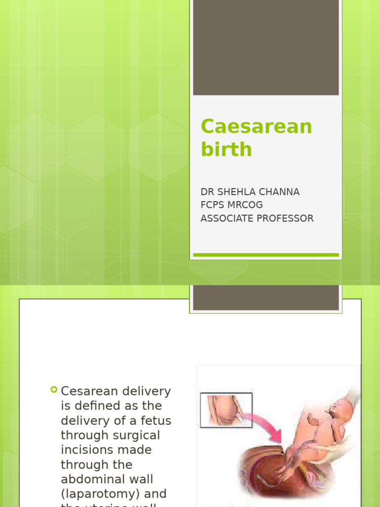 Caesarean Birth | PDF | Caesarean Section | Childbirth