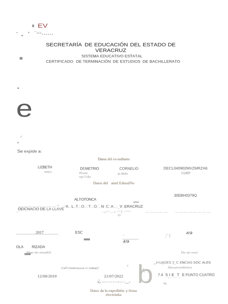 Certificado prepa | PDF