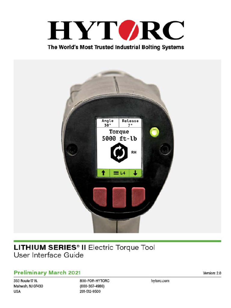 LITHIUM SERIES II-User Interface Guide v2 0-030321 | PDF