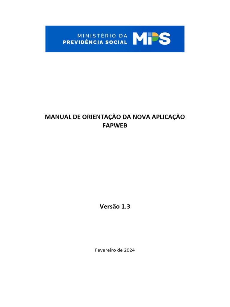 V1.3 MANUAL DE ACESSO AO NOVO FAP Atualizado em 02.02.2024 | PDF ...