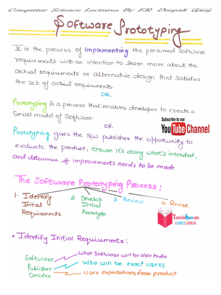 10- Software prototyping- Introduction- Software Engineering | PDF