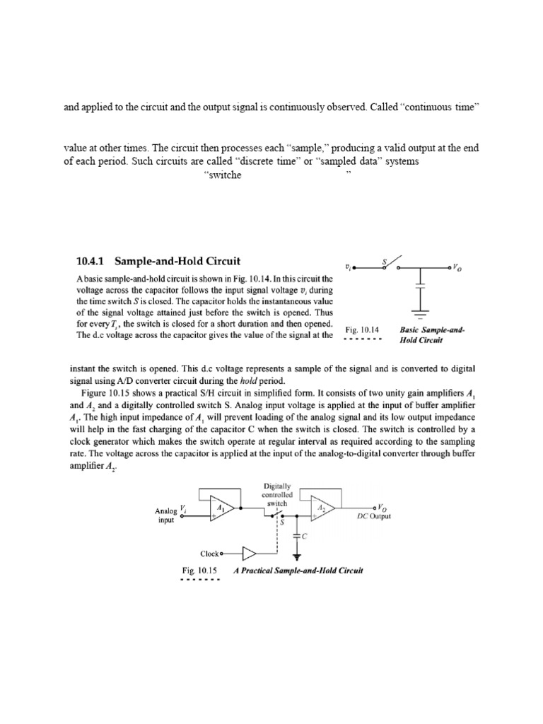 Switch Capacitor Pdf