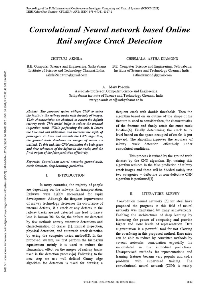 Convolutionalneuralnetworkbasedonlinerailsurfacecrackdetection Pdf Image 