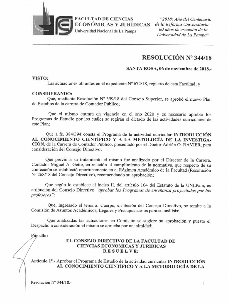 Programa de La Materia | PDF