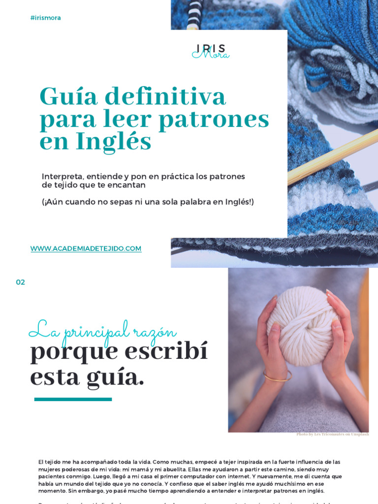 Aprende_a_leer_patrones_de_tejido_en_ingle_s | PDF | Textiles
