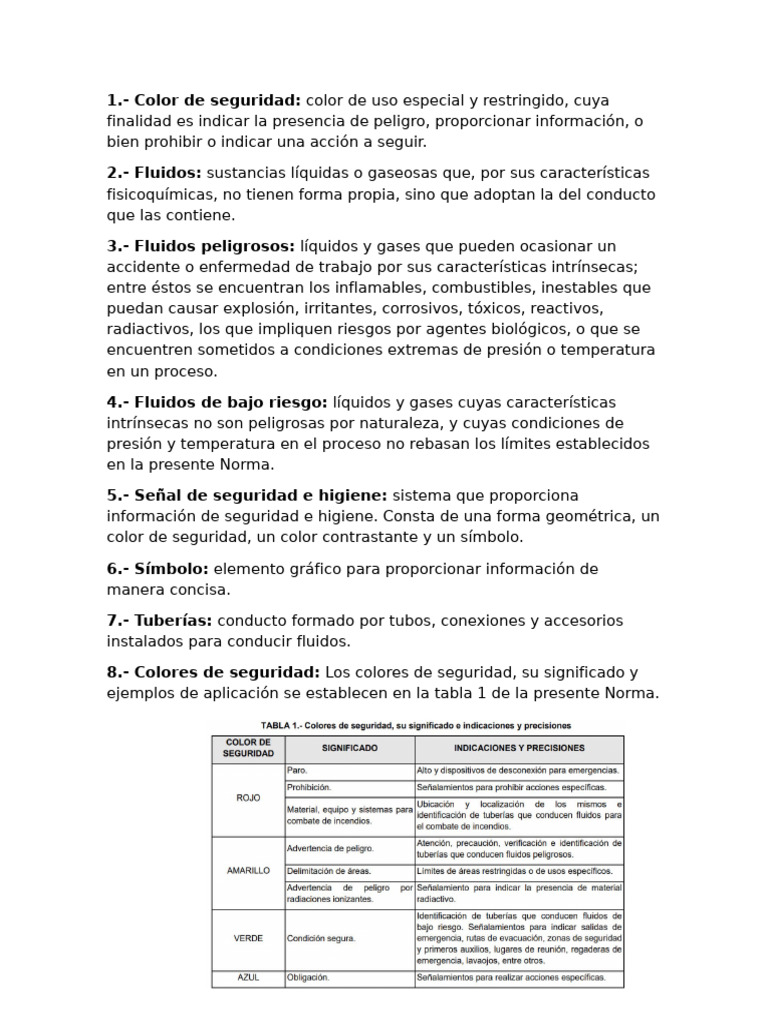 Resumen Nom 026 Stps 2008 | PDF | Presión | Gases