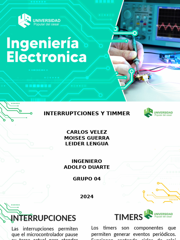 Interrupciones y Timmers | PDF | Microcontrolador | Arduino