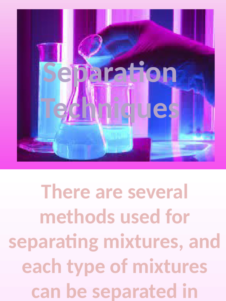 Seperating Methods | PDF