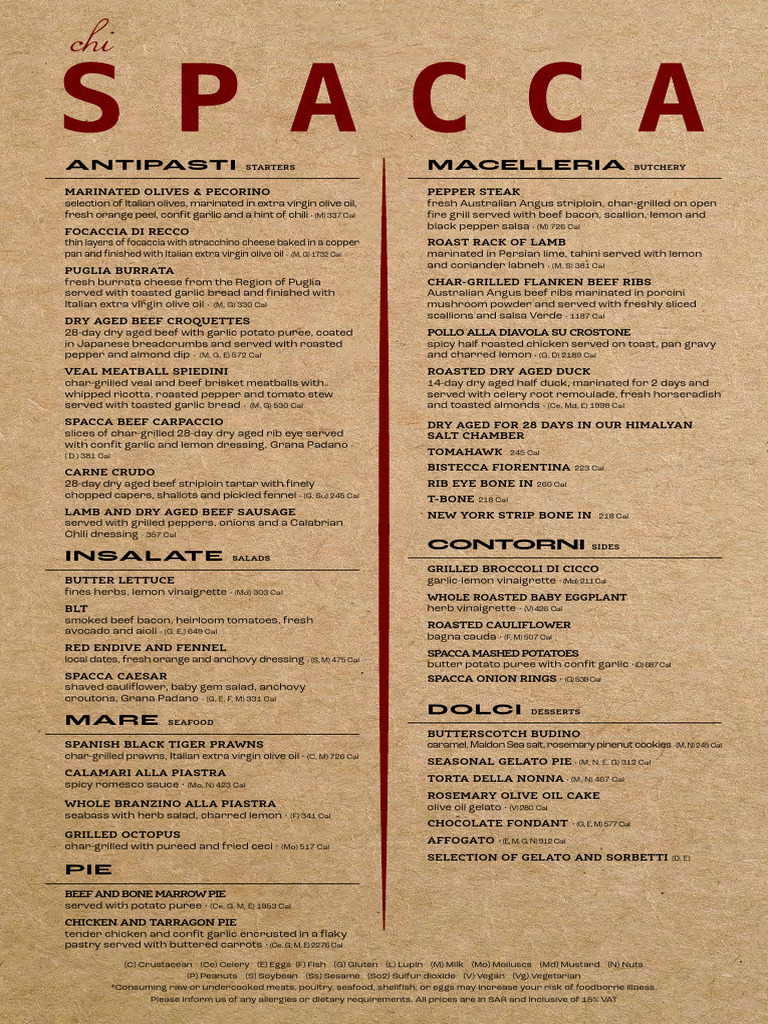 chi-spacca | PDF | Beef | Salad