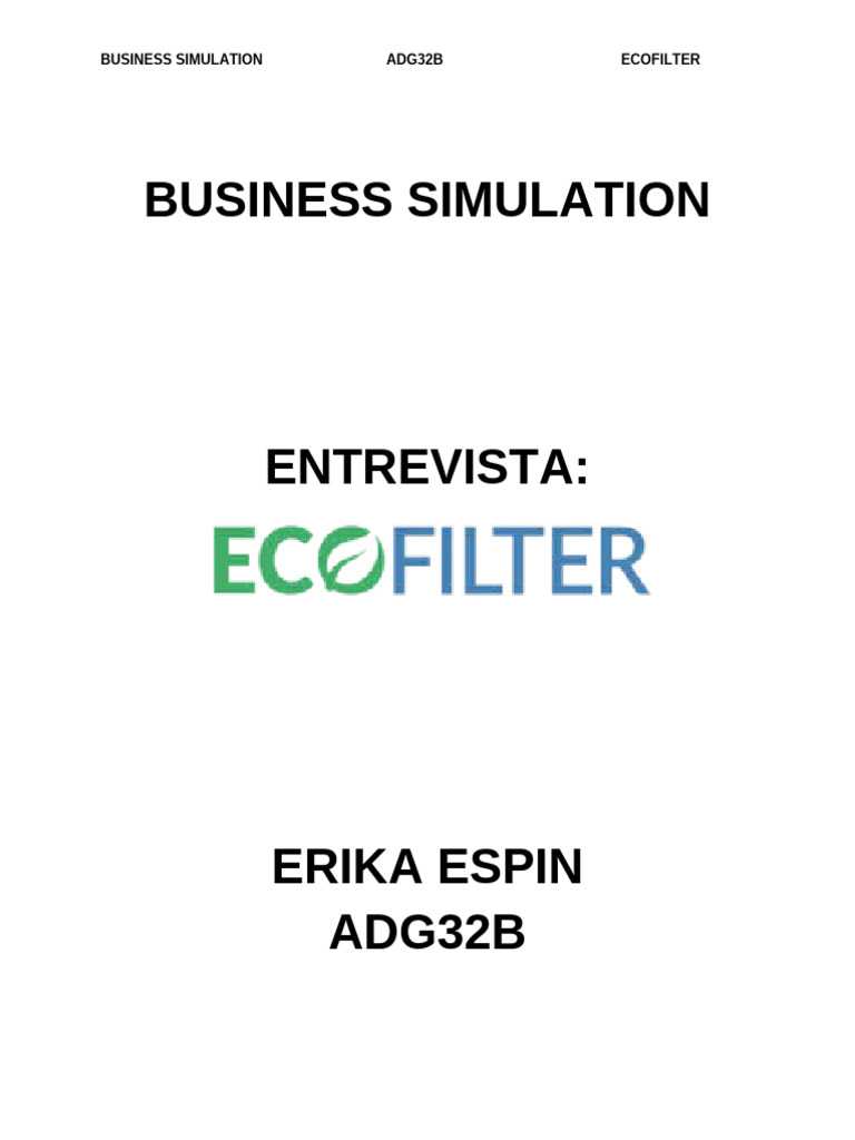 Emprendimiento en Purificación de Agua | PDF | Iniciativa empresarial ...