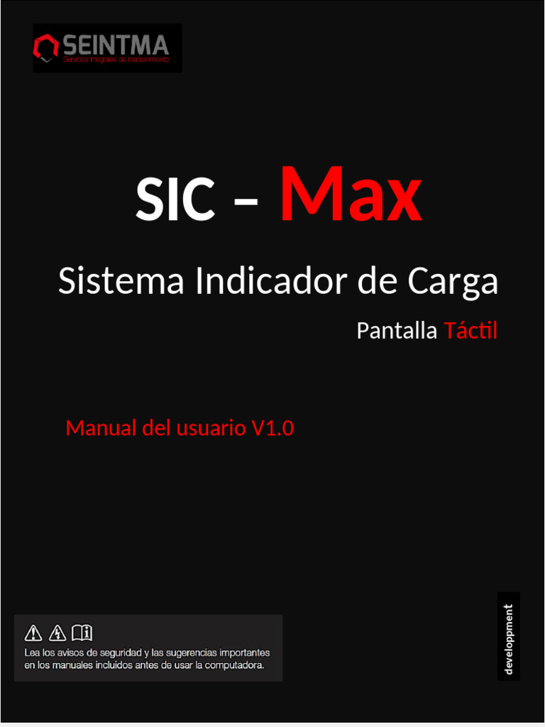 SDQ - Gral - M - 006 Manual de Operacion Sic-Max - V3-Celda | PDF ...