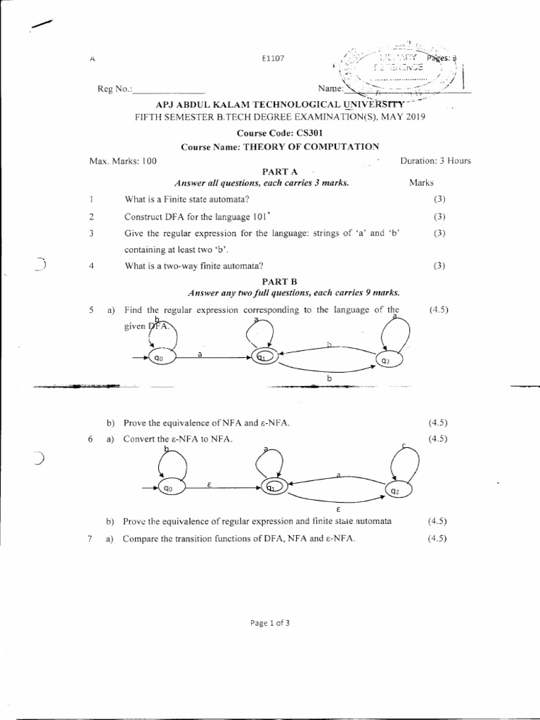 s5-cs-theory-of-computation-may-2019 | PDF