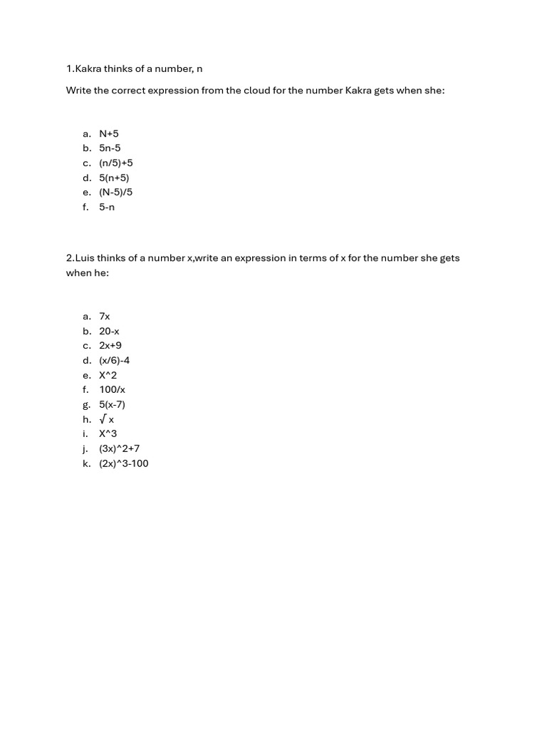Math Assignment | PDF