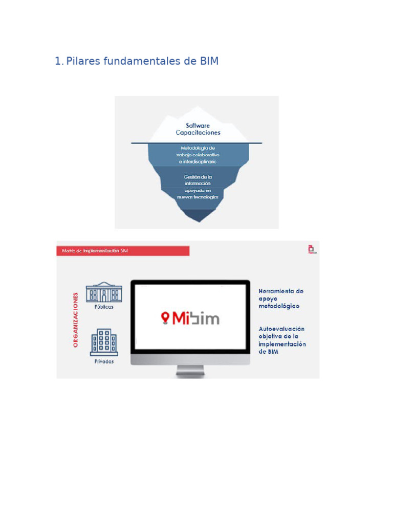 Pilares Fundamentales de BIM | PDF