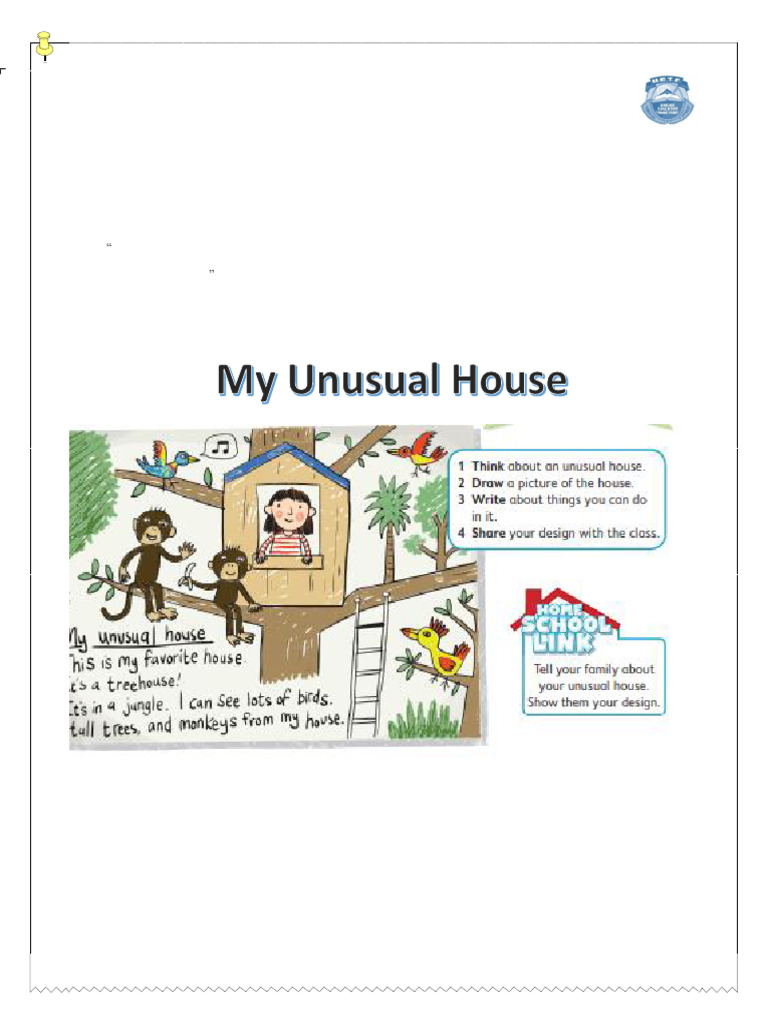 Unit 1 Homework My Unusual House | PDF